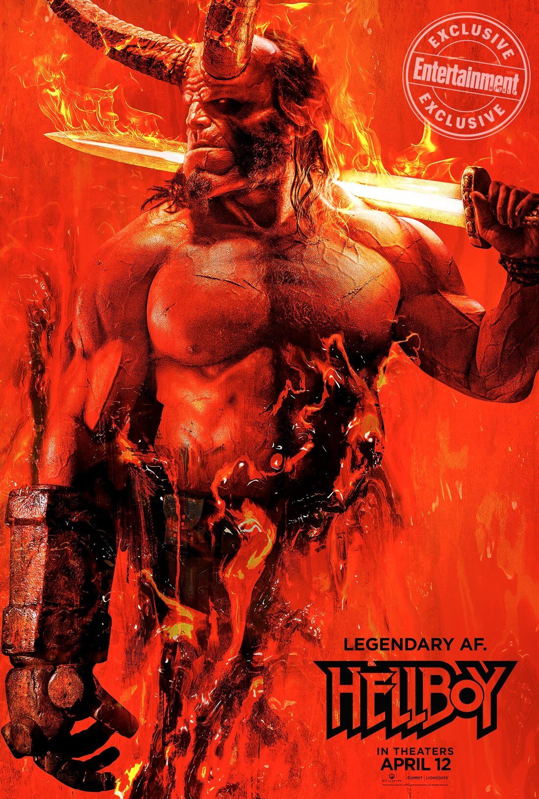Hellboy ganha arte na NYCC revelando o visual dos personagens