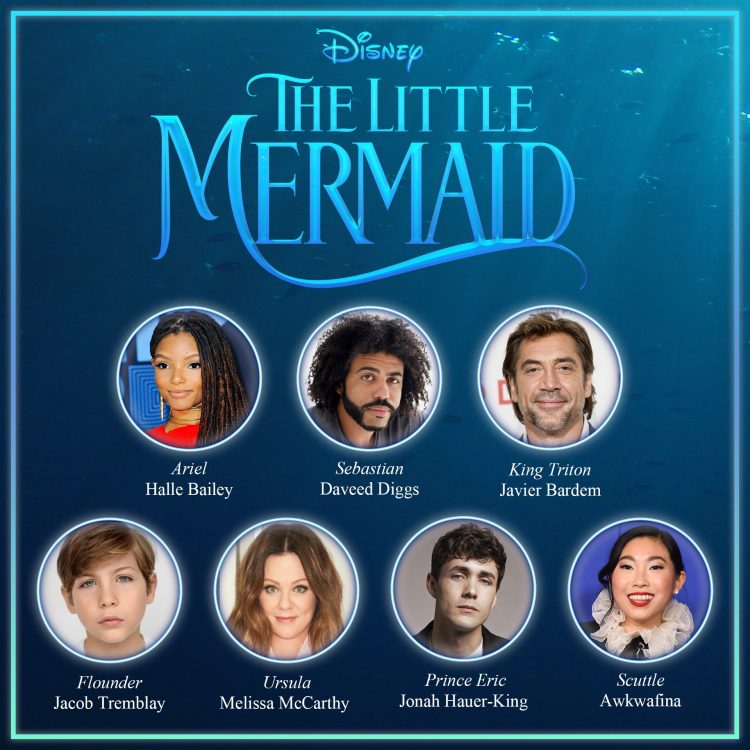 Conheça o elenco do Live-action de A Pequena Sereia - Poltrona Nerd