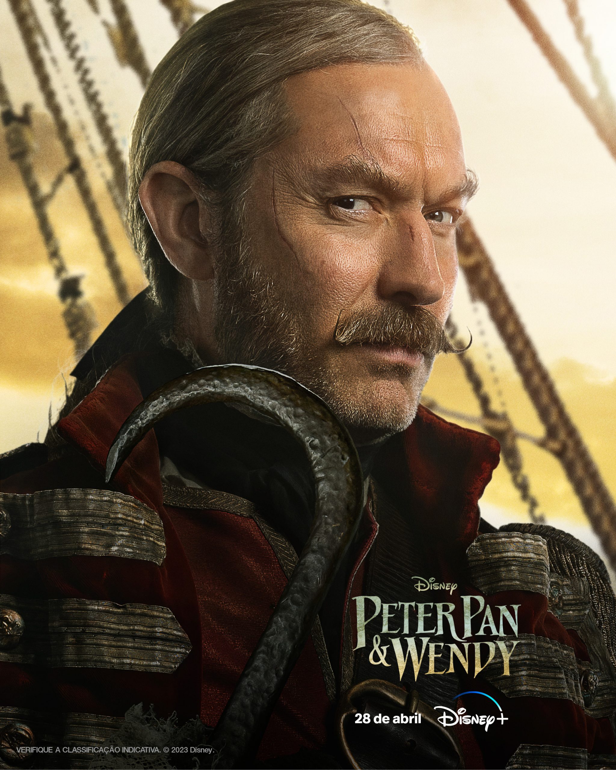 Peter Pan & Wendy, live-action da Disney, ganha cartazes dos personagens