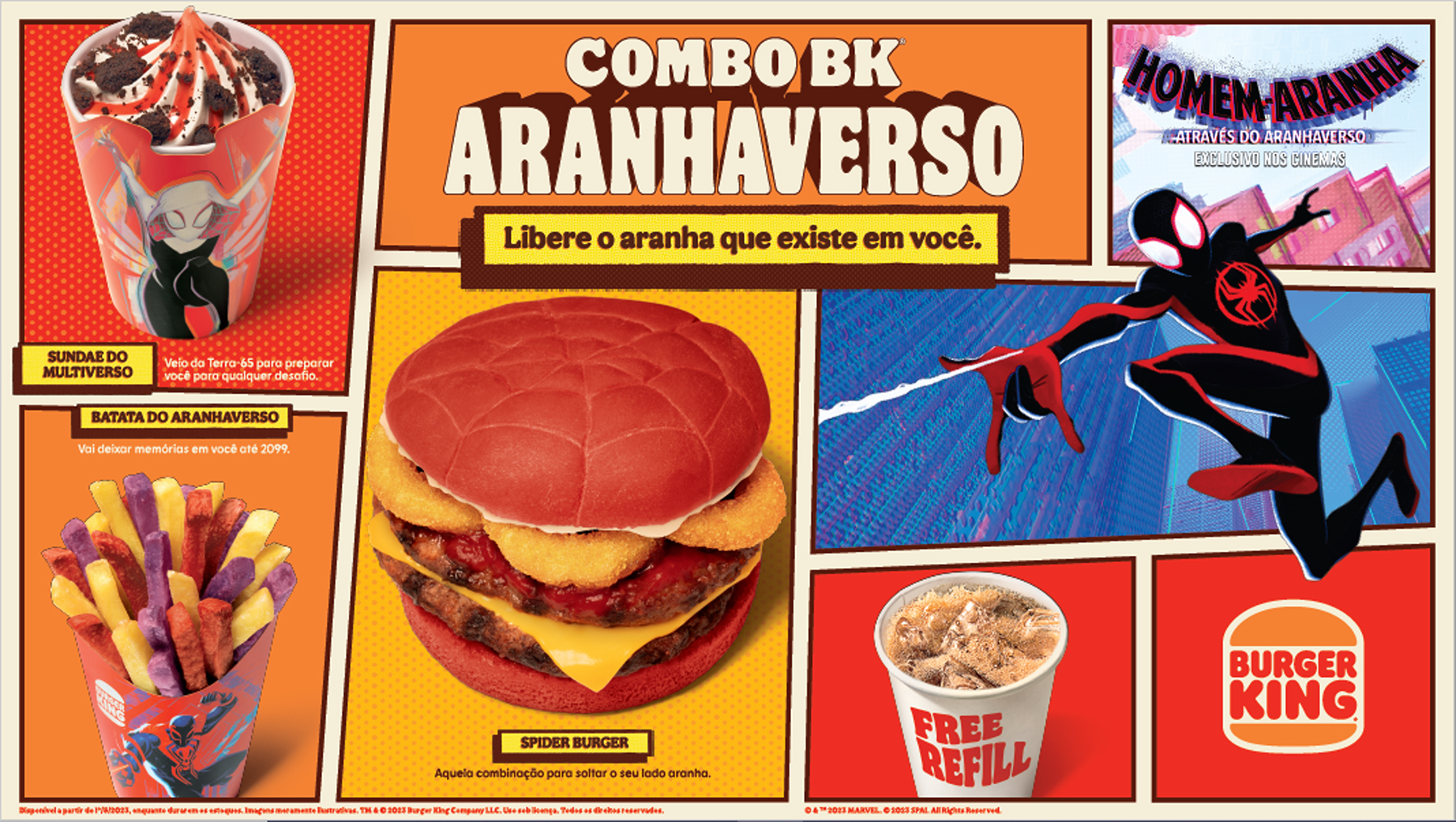 Burger King e Sony lançam Combo BK Aranhaverso
