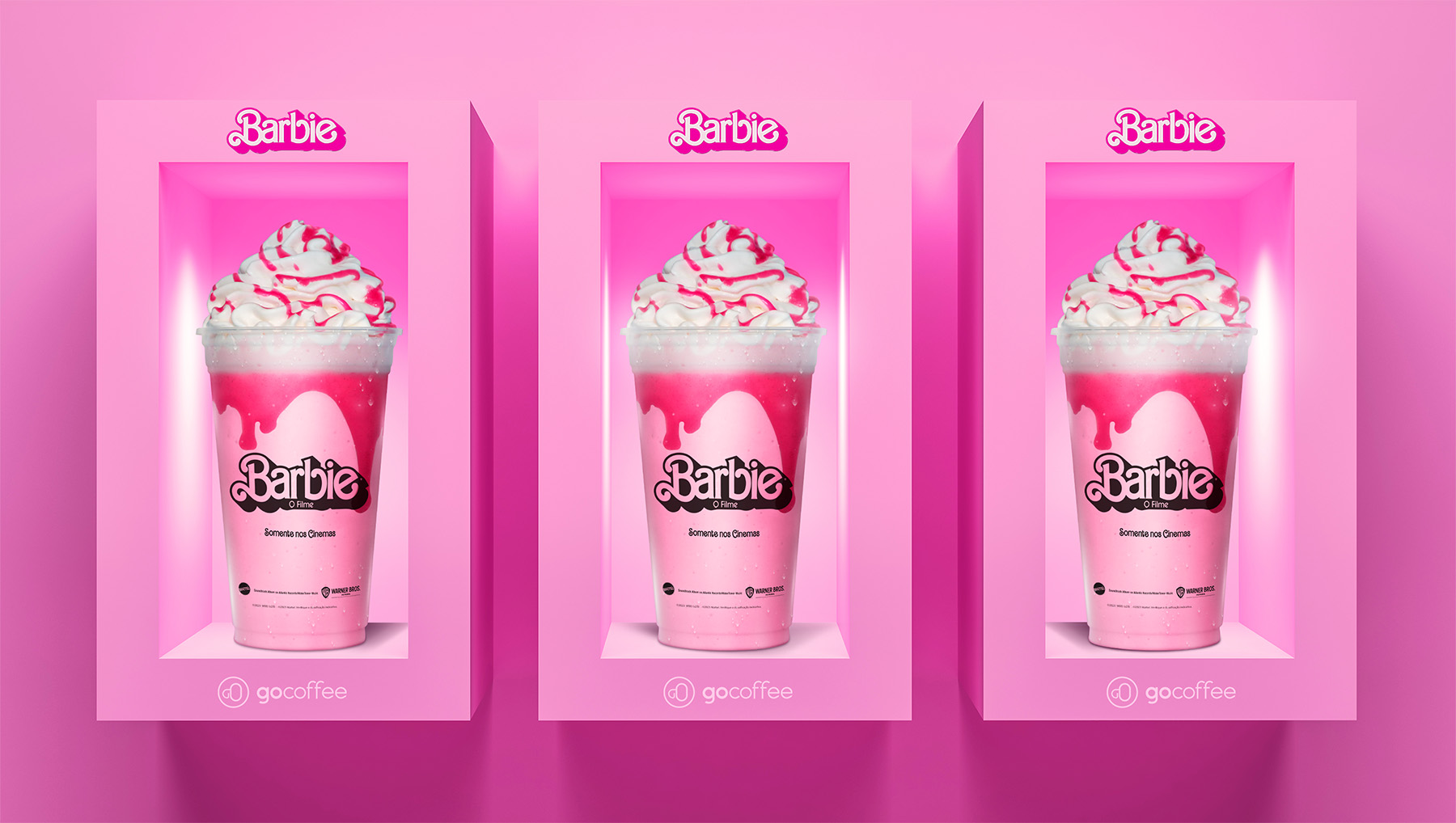 Barbie I Go Coffee lança novo frappe rosa com glitter