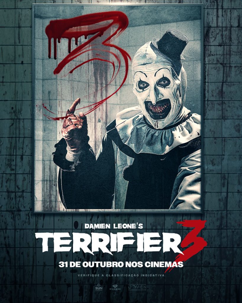 Terrifier 3 ganha primeiro cartaz oficial