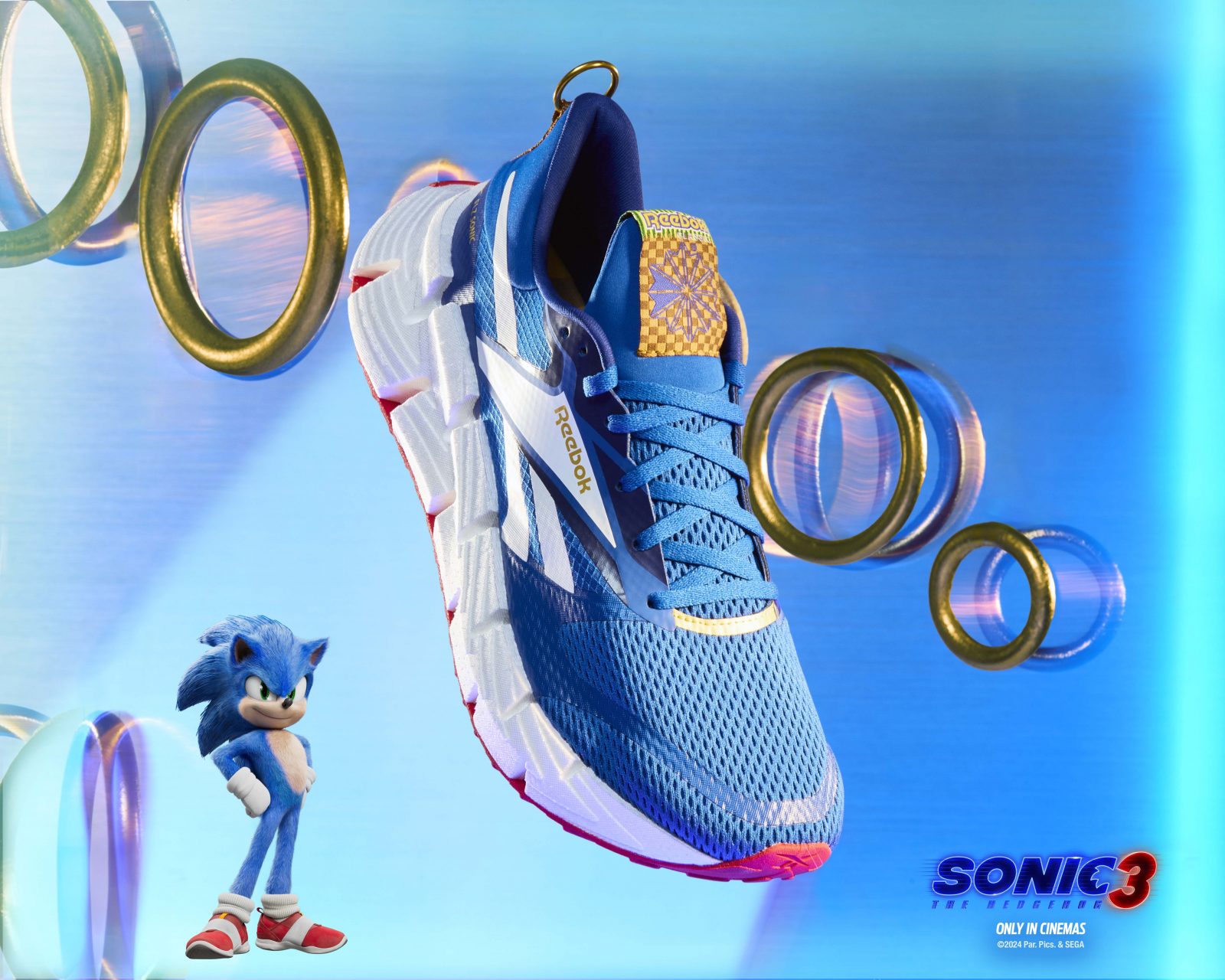 Reebok lança o Floatzig 1 para celebrar Sonic 3 - O Filme