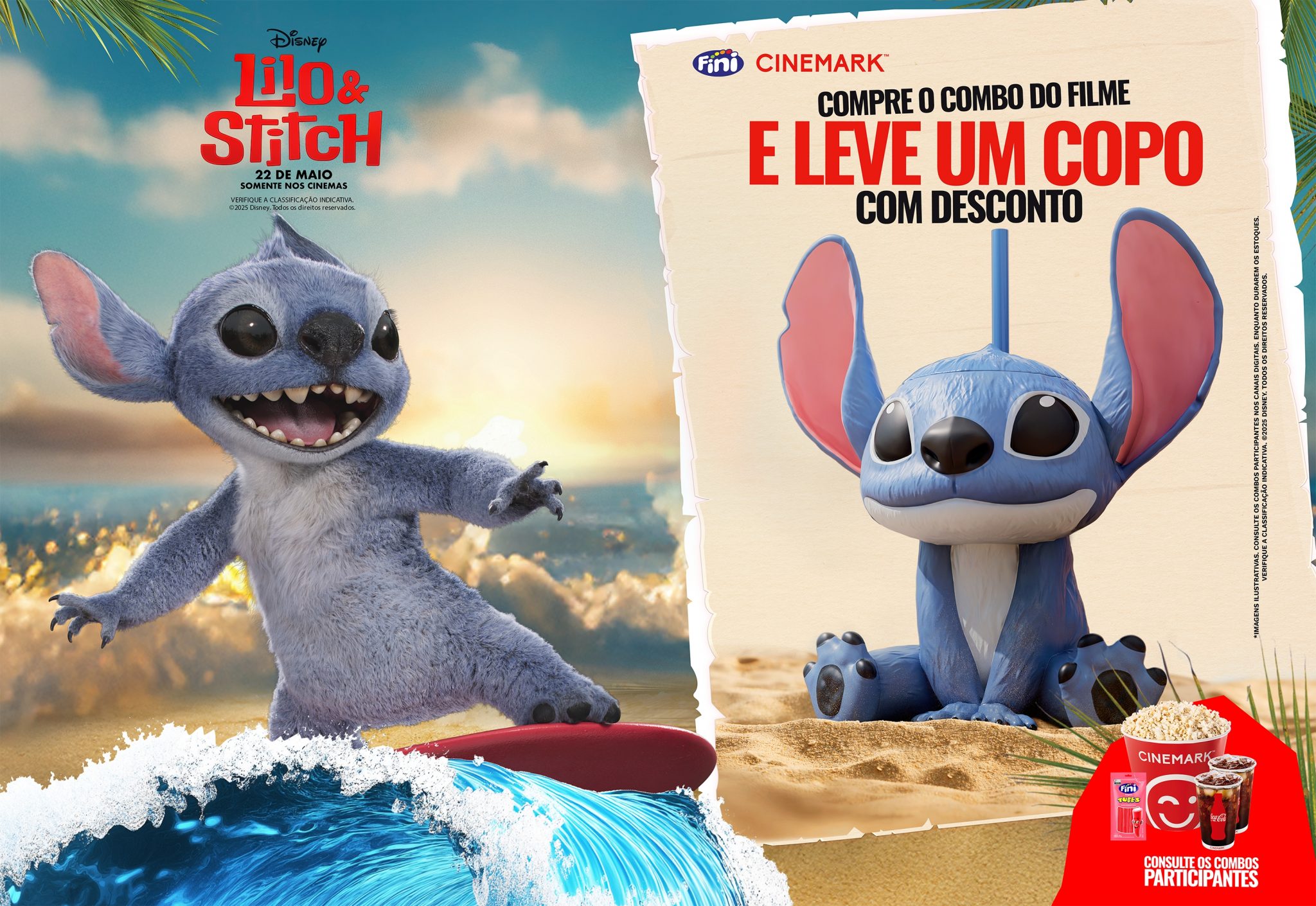 Lilo & Stitch | Cinemark apresenta combo oficial do filme